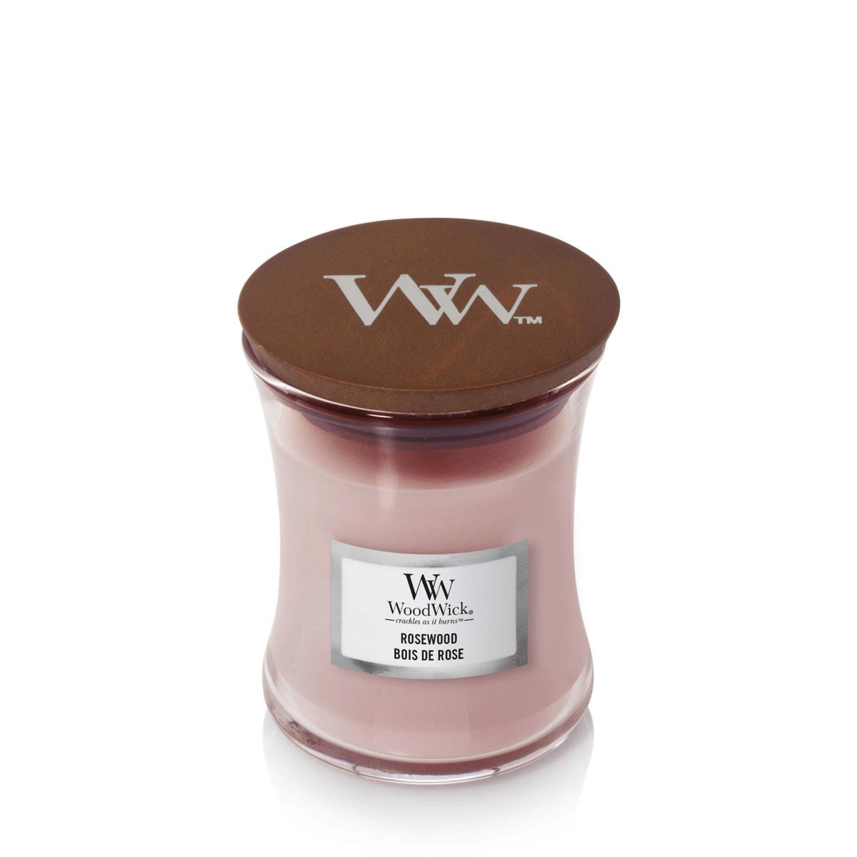 WoodWick geurkaars Rosewood Mini | wehkamp