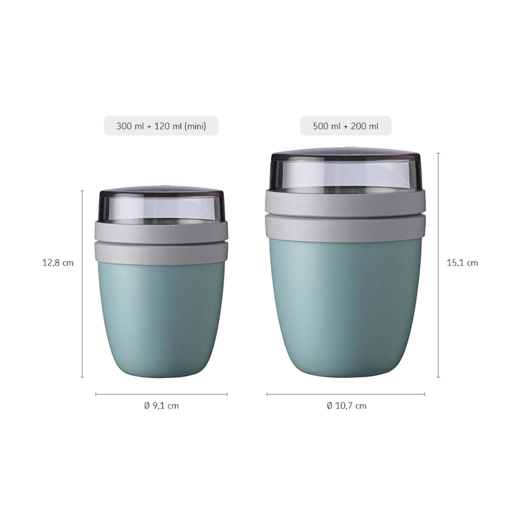Mepal Ellipse lunchpot mini (300 + 120 ml) | wehkamp