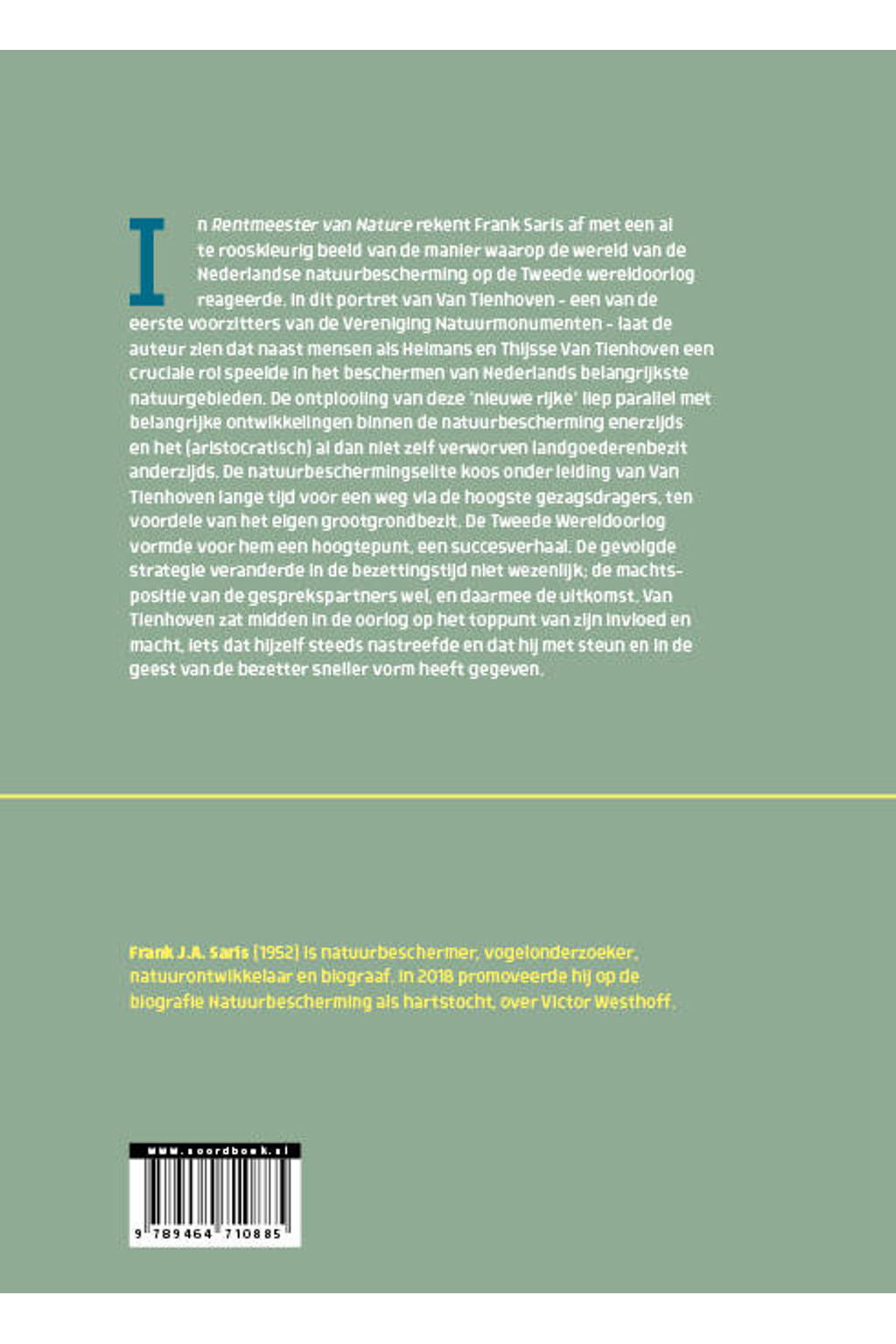 Frank J.A. Saris Rentmeester van nature | wehkamp