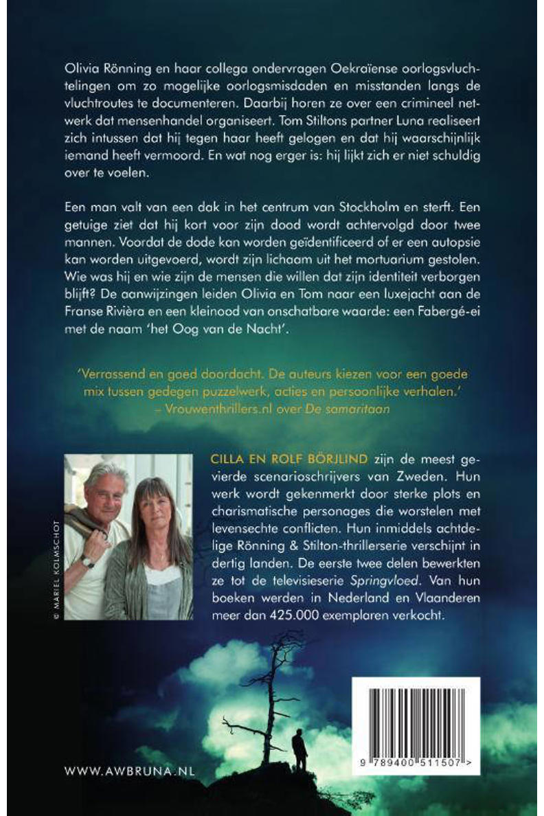 Cilla En Rolf Börjlind Rönning & Stilton: Het oog van de nacht | wehkamp