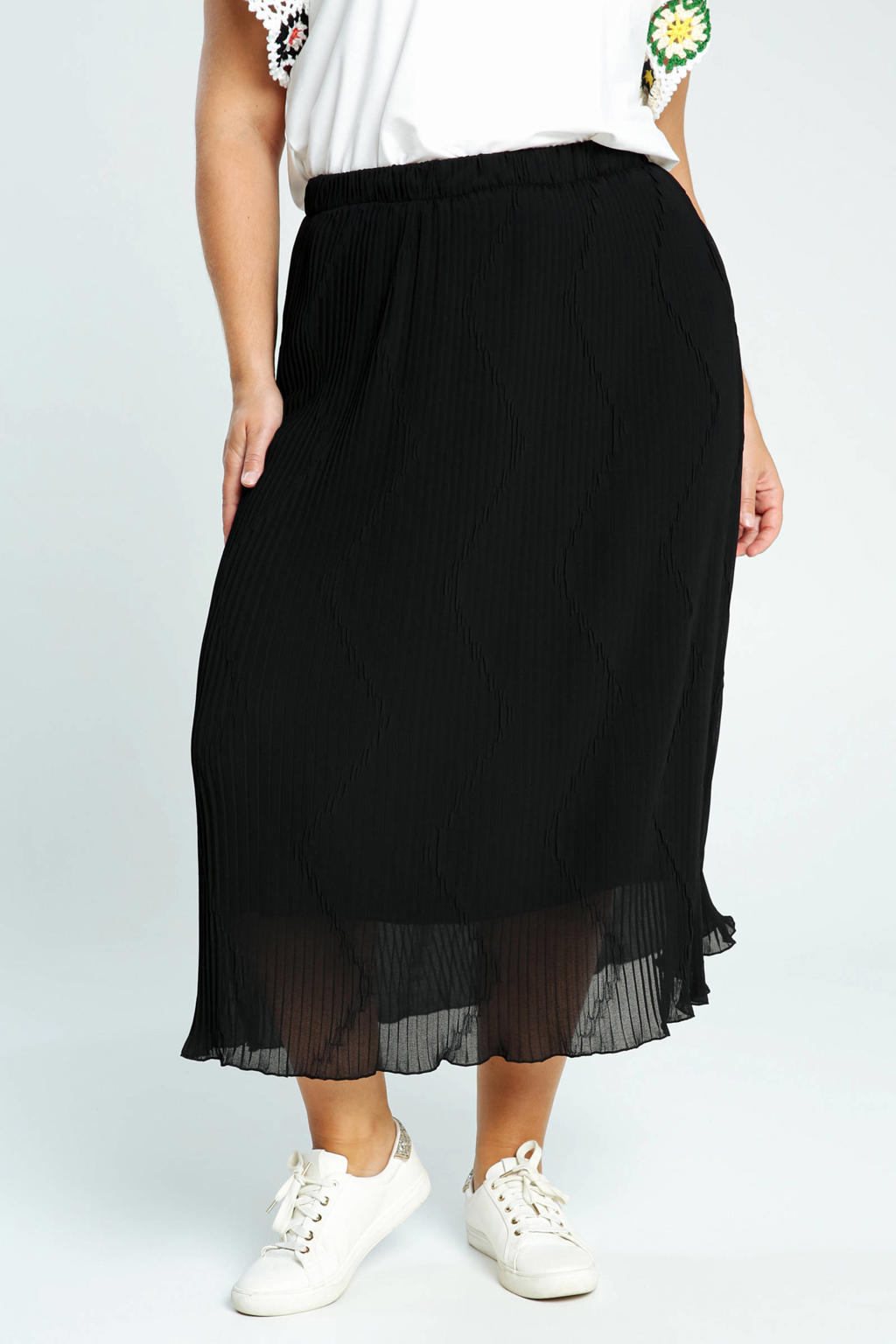 Paprika midi rok zwart kopen? | Morgen in huis | wehkamp