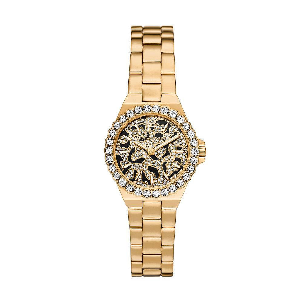 Michael Kors horloge MK7394 Lennox goudkleurig | wehkamp