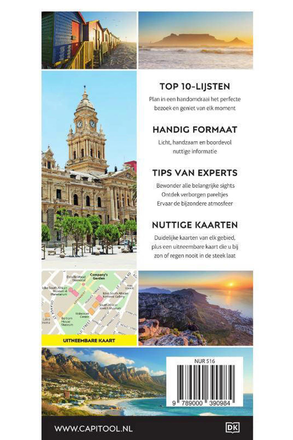 Capitool Capitool Reisgidsen Top 10: Kaapstad en de wijngebieden | wehkamp
