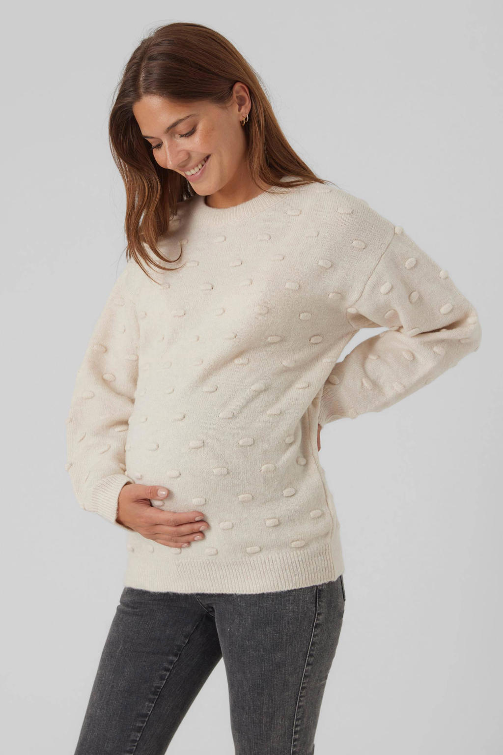 MAMALICIOUS zwangerschapstrui MLROBIN wit | wehkamp