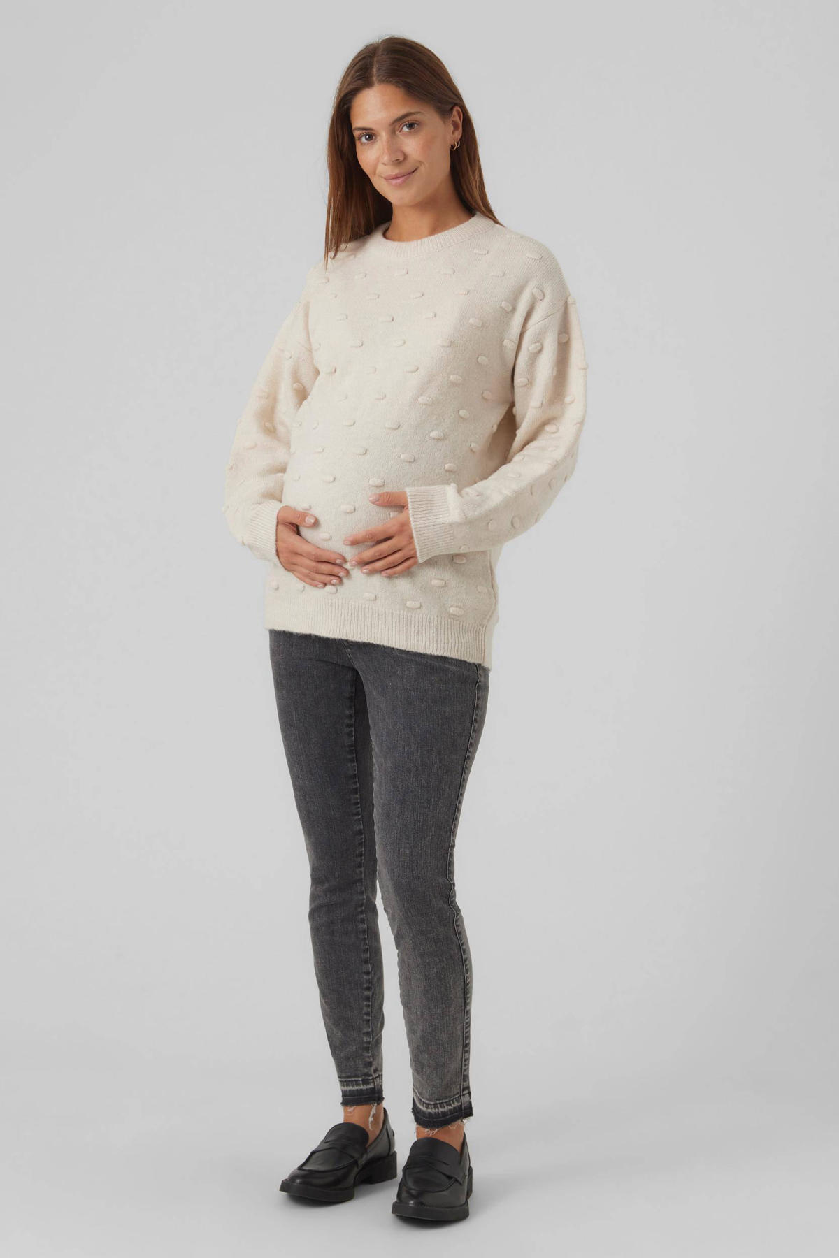 MAMALICIOUS zwangerschapstrui MLROBIN wit | wehkamp