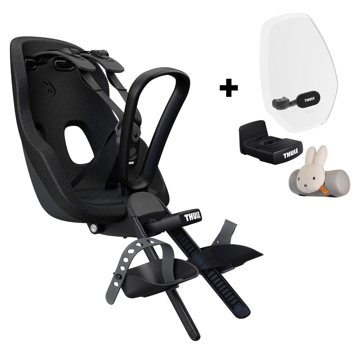 Thule Yepp nexxt 2 Mini voorzitje + windscherm, slaaprol Nijntje ...