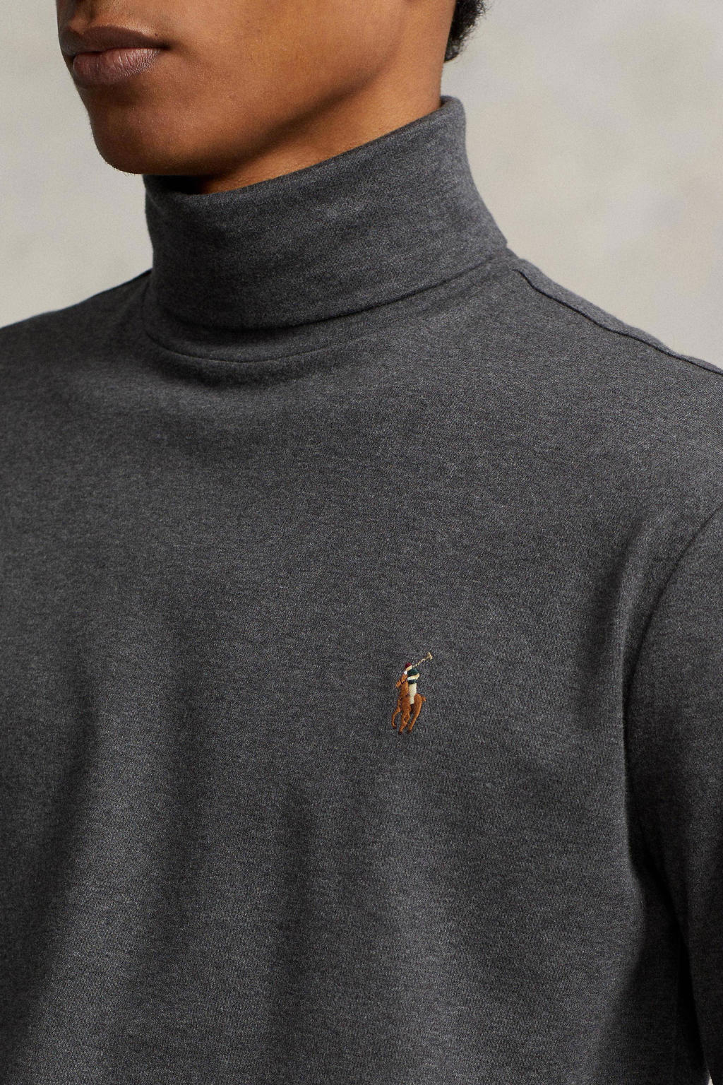 POLO Ralph Lauren coltrui met logo en borduursels barclay heather | wehkamp