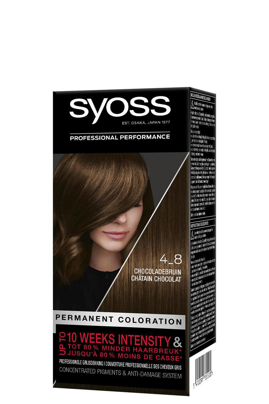 Syoss Color Baseline haarkleuring - voordeelverpakking - 4-8 Chocoladebruin | wehkamp