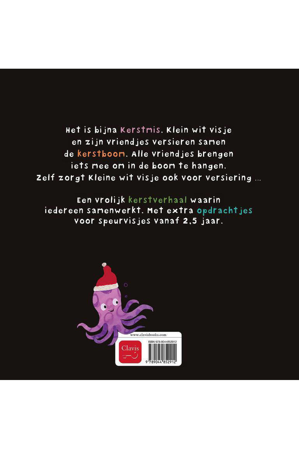 Guido Van Genechten Klein wit visje: Klein wit visje viert Kerst | wehkamp