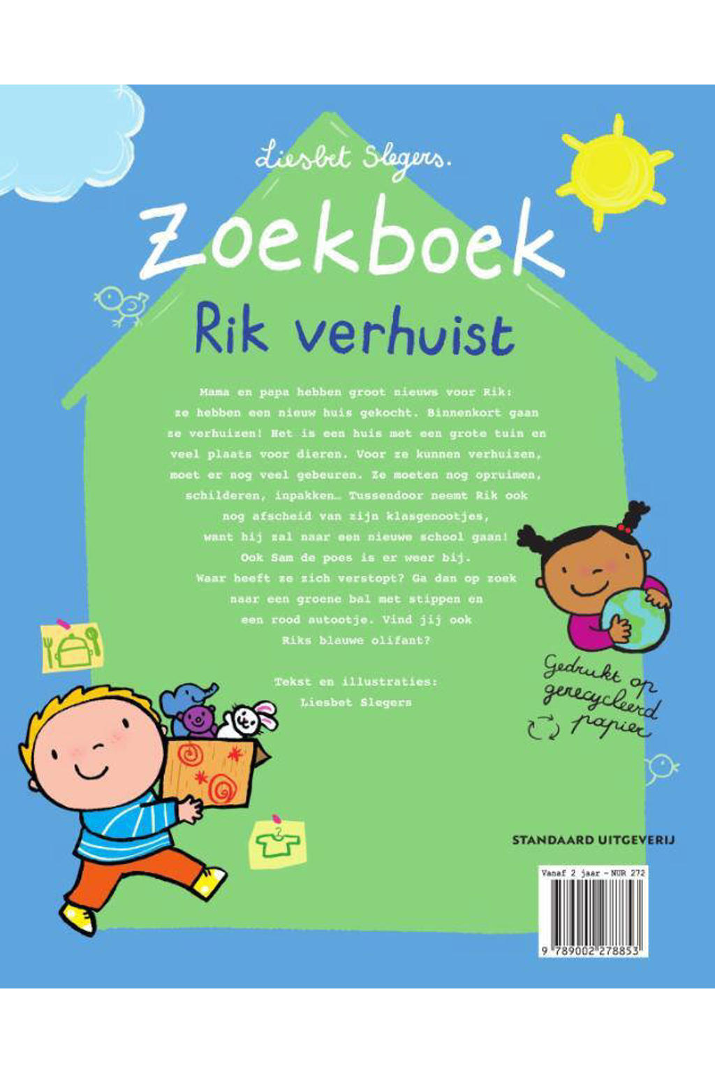 Liesbet Slegers Zoekboek Rik verhuist | wehkamp