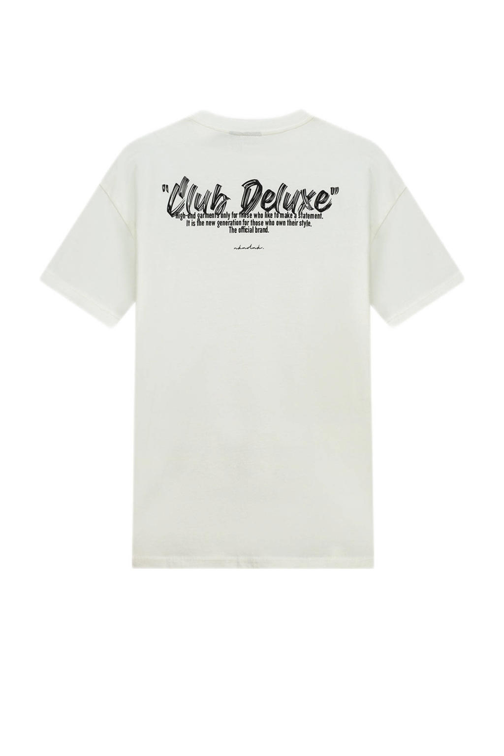 NIK&NIK T-shirt Deluxe met backprint offwhite | wehkamp