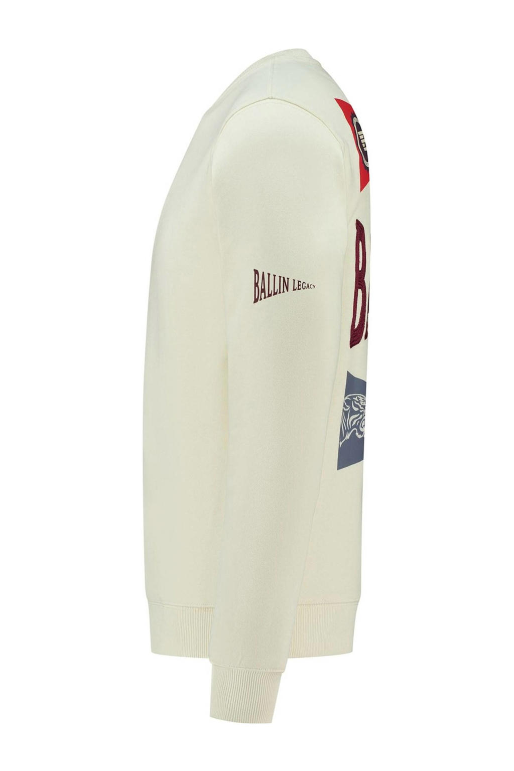 Ballin sweater met backprint ecru | wehkamp