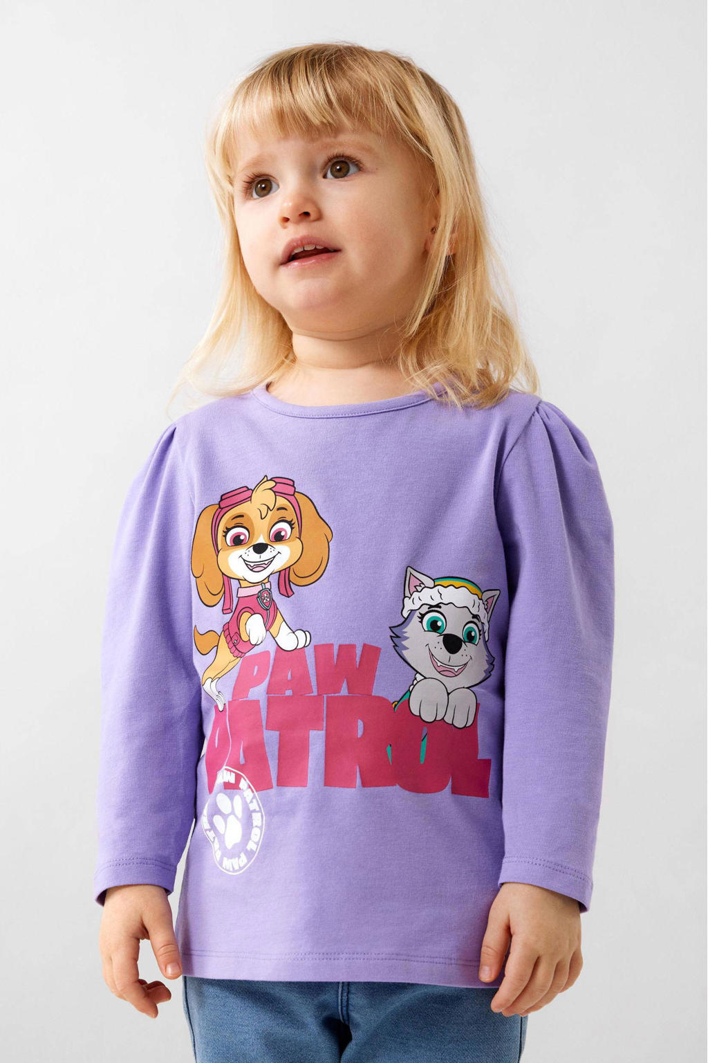 NAME IT MINI Paw Patrol longsleeve NMFJUMINA met printopdruk paars ...