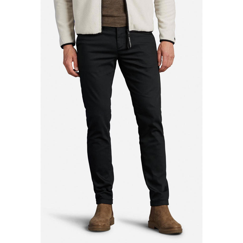 Cast Iron slim fit chino Riser zwart | wehkamp