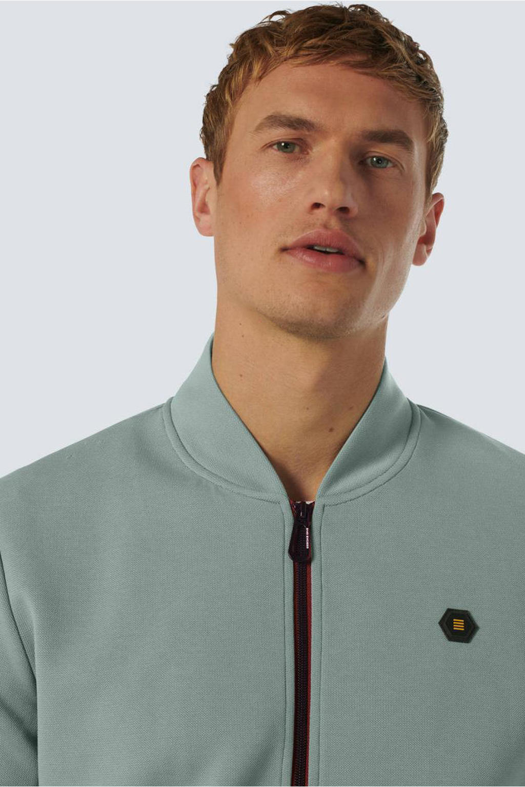 No Excess sweatvest met logo zinc | wehkamp