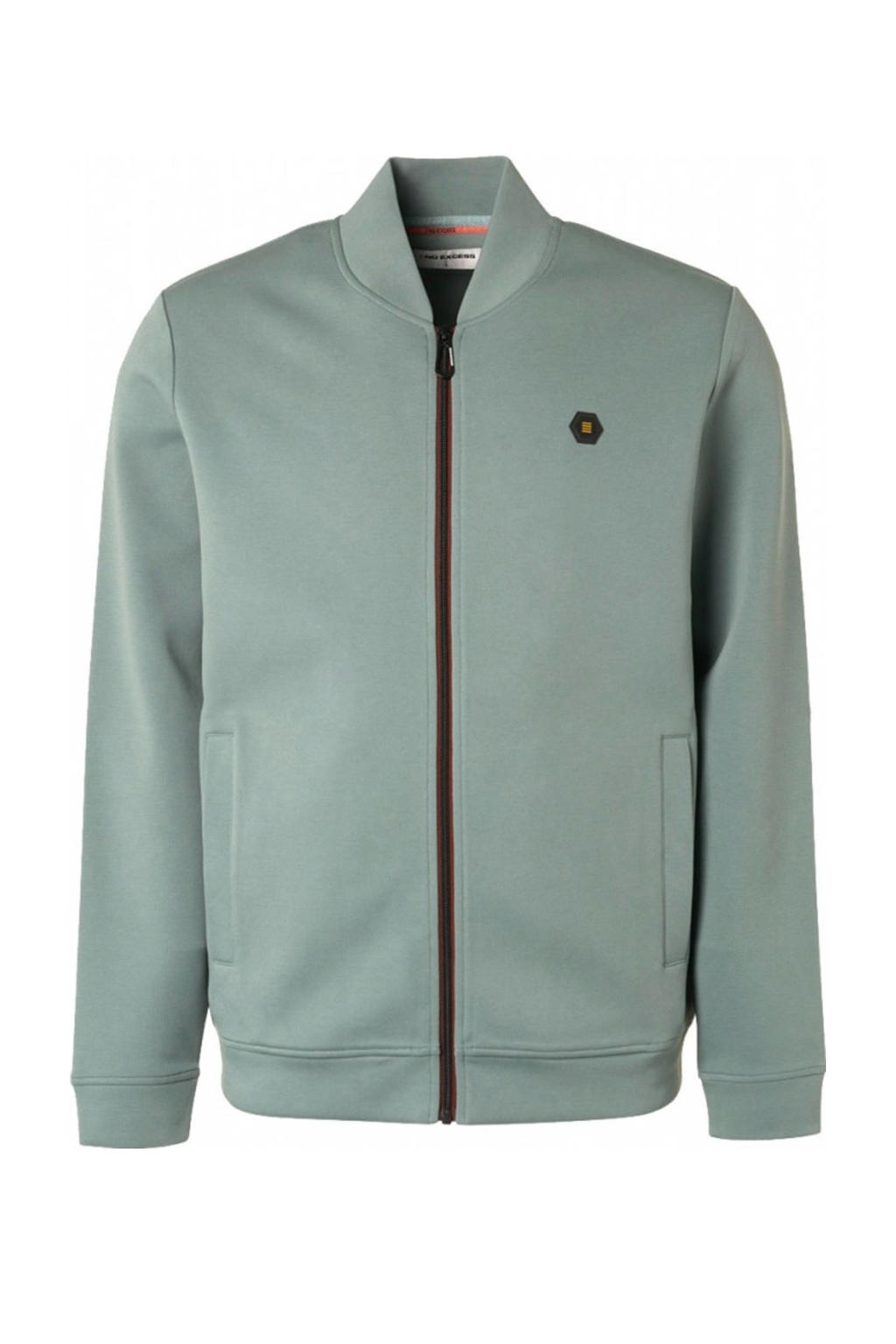 No Excess sweatvest met logo zinc | wehkamp