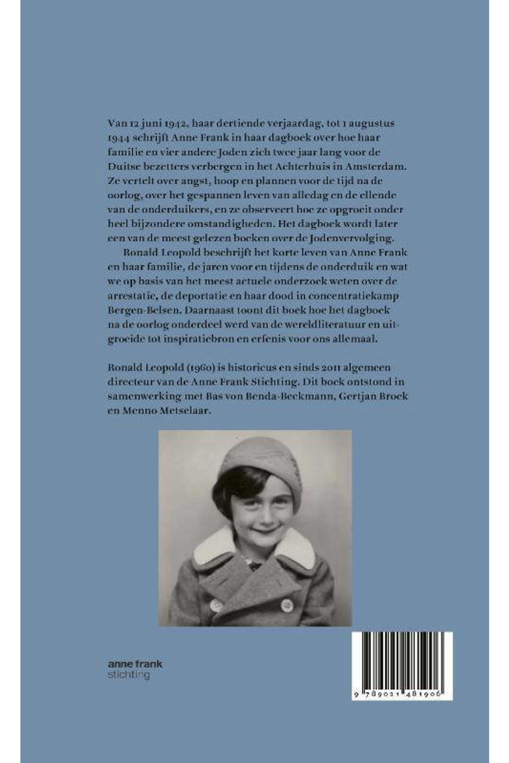 Ronald Leopold Anne Frank kopen? | Morgen in huis | wehkamp