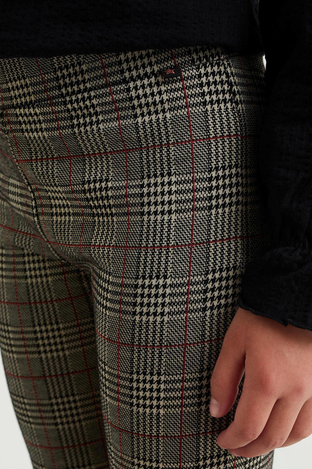 WE Fashion geruite broek bruin | wehkamp