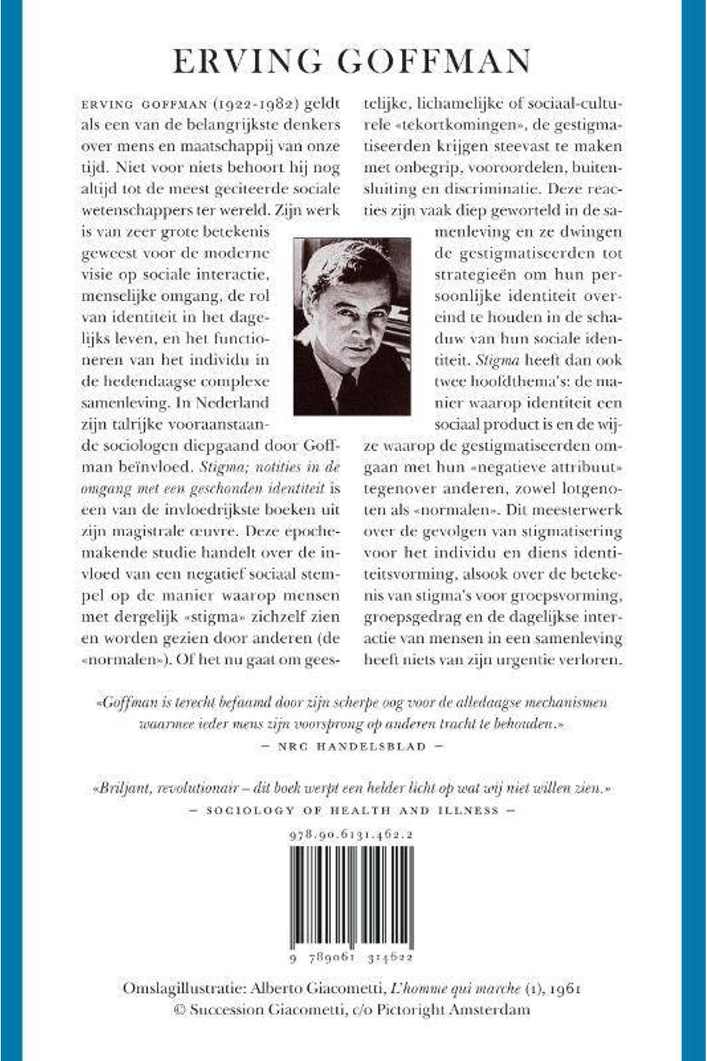 Erving Goffman Stigma Kopen Morgen In Huis Wehkamp