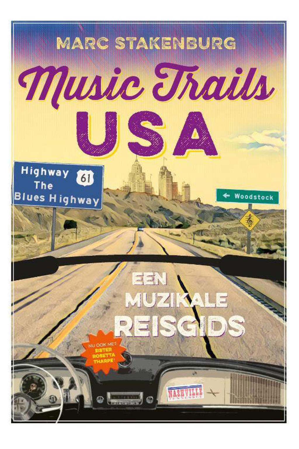 Marc Stakenburg Music Trails USA | wehkamp