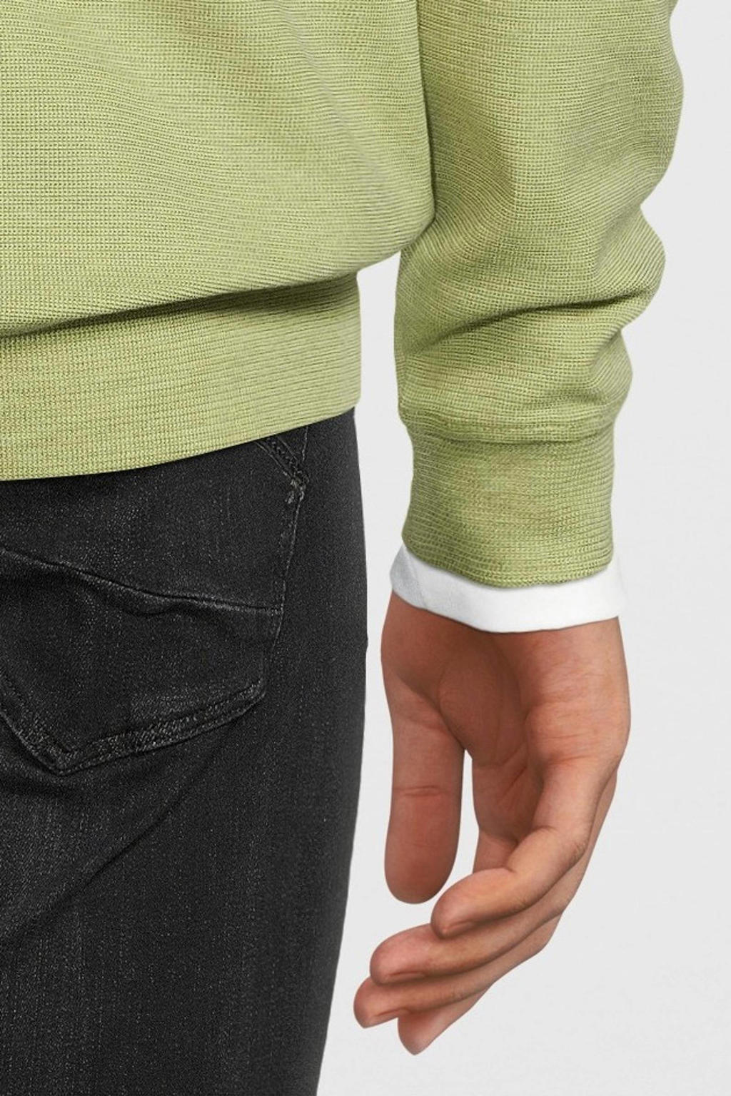 LERROS sweater met logo pure lemon | wehkamp