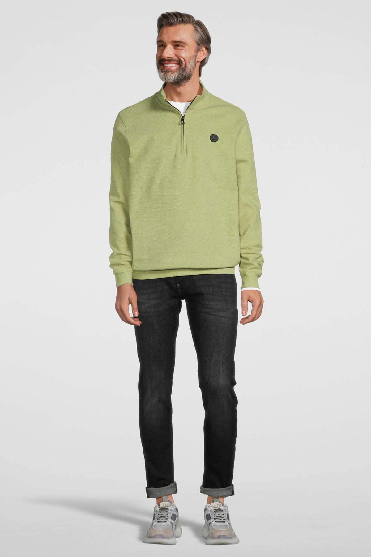 LERROS sweater met logo pure lemon | wehkamp