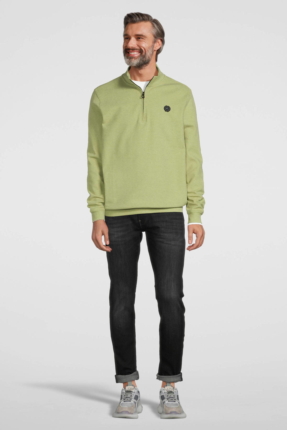 LERROS sweater met logo pure lemon | wehkamp