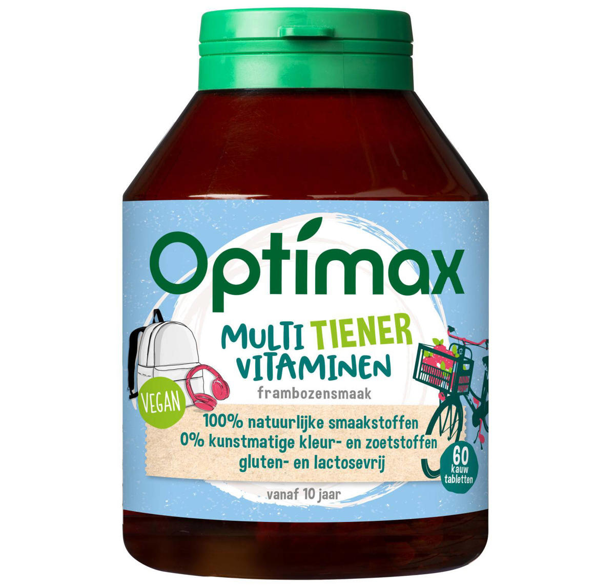 Optimax Tiener multivitaminen - 60 kauwtabletten | wehkamp