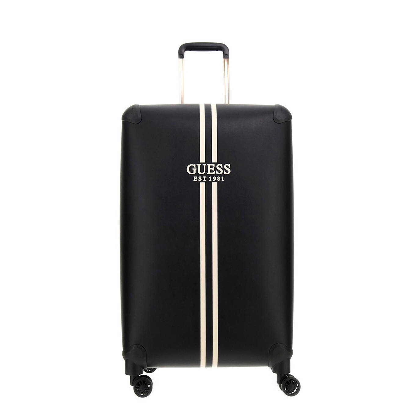 GUESS trolley Mildred 70 cm. met logo zwart | wehkamp