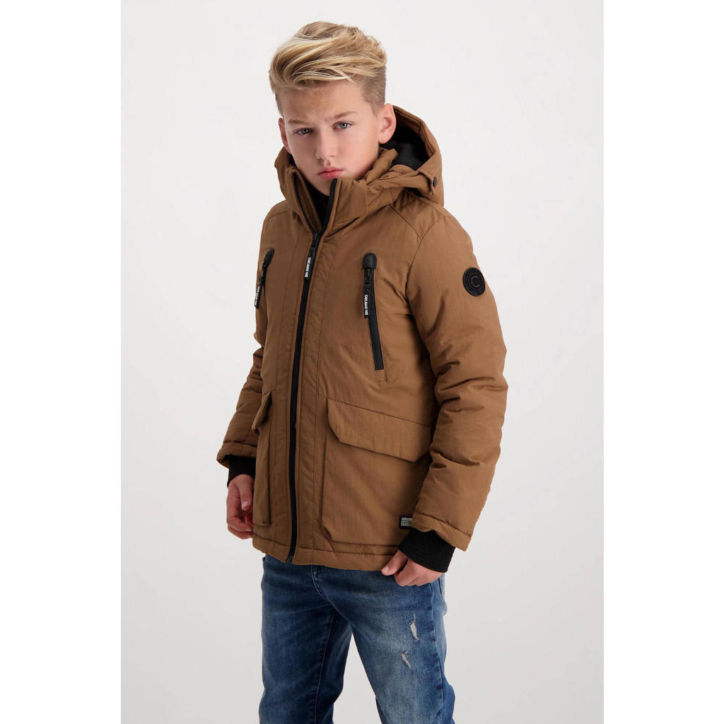 Cars gewatteerde winterjas HOWMAN lichtbruin | wehkamp