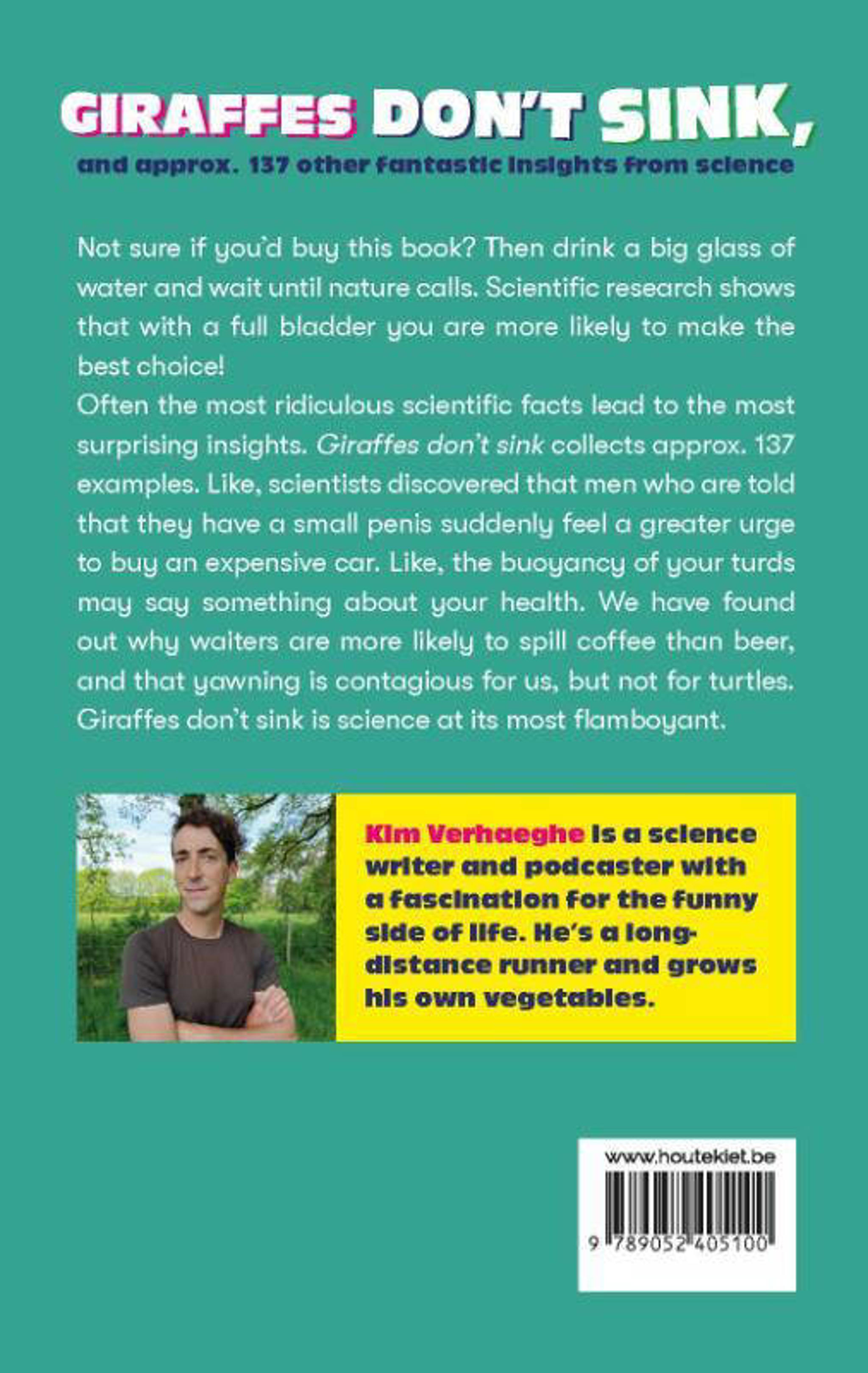 Kim Verhaeghe Giraffes don't sink | wehkamp