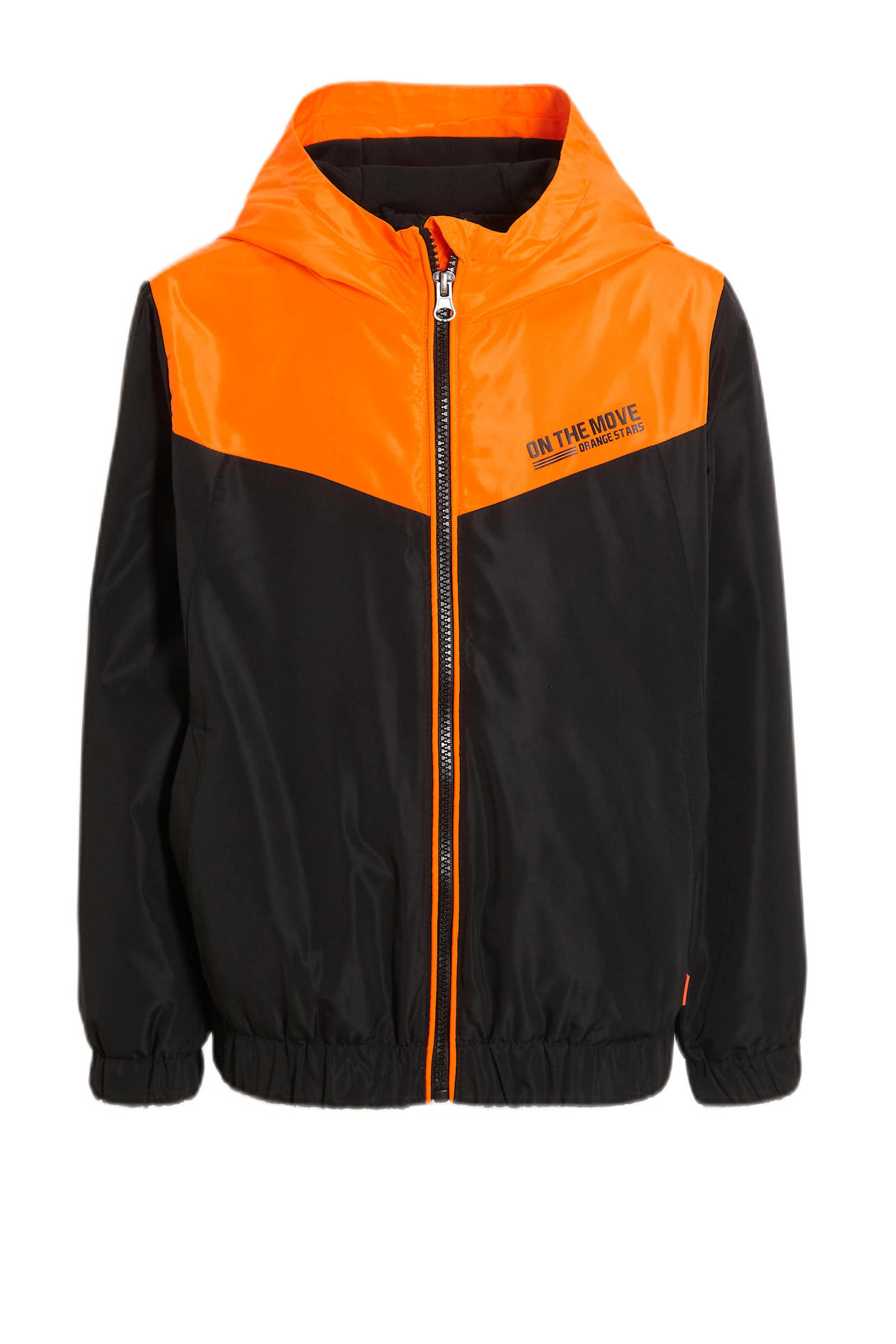 Orange Stars zomerjas Paco zwart/oranje | wehkamp