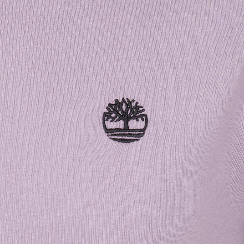Timberland regular fit T-shirt met logo paars | wehkamp