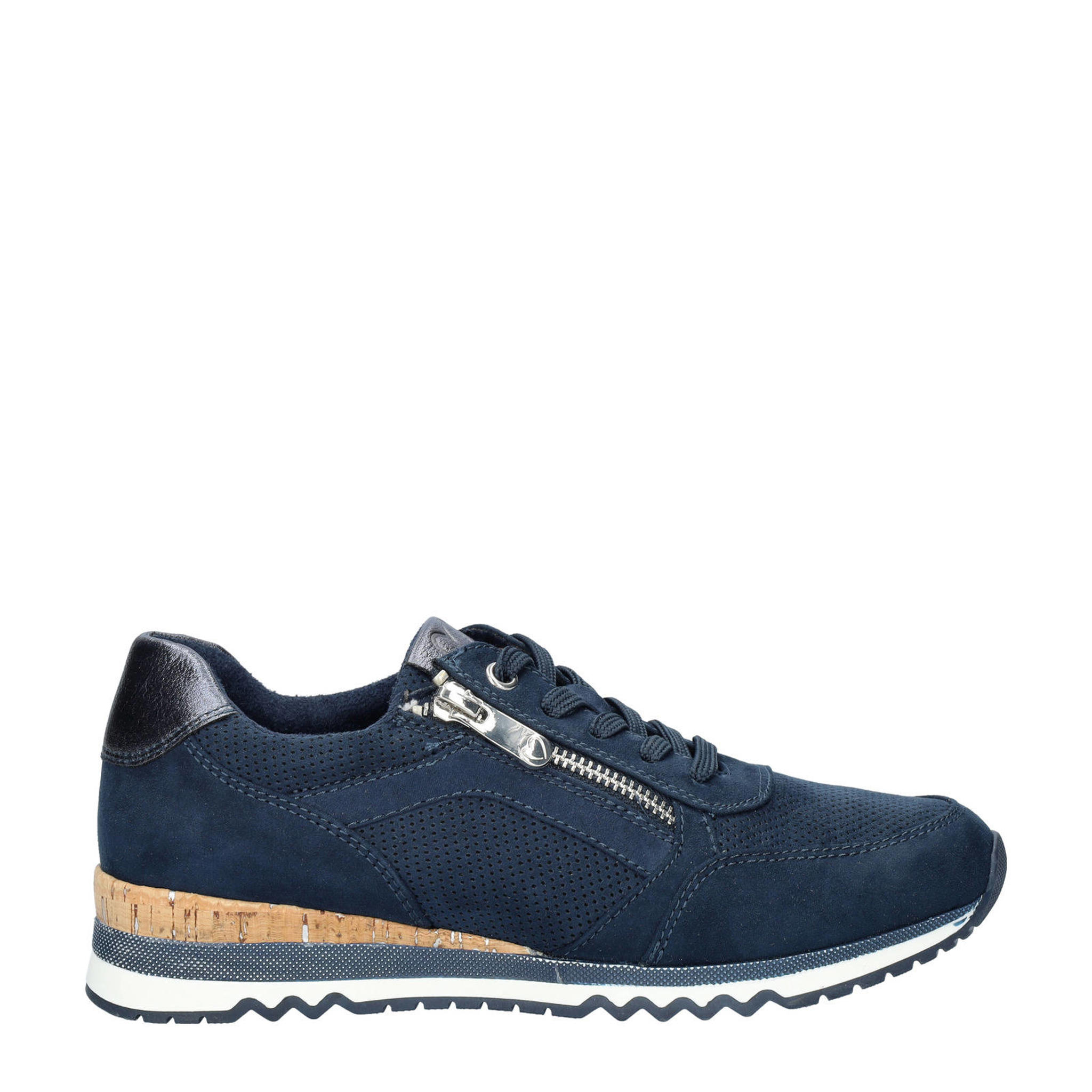 Marco Tozzi sneakers donkerblauw | wehkamp