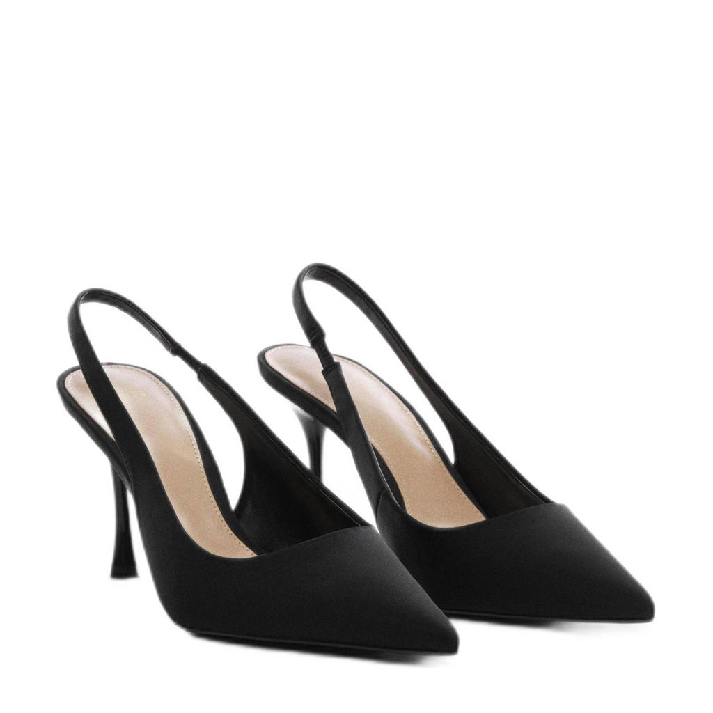 Mango slingback pumps zwart kopen? | Morgen in huis | wehkamp