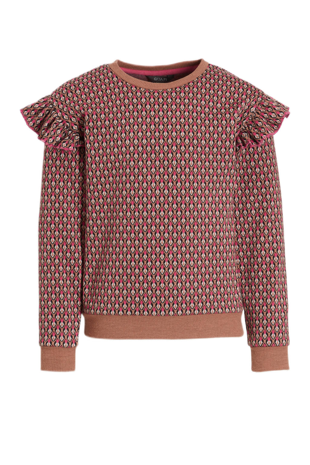 Quapi sweater bruin/multi;; kopen? | Morgen in huis | wehkamp