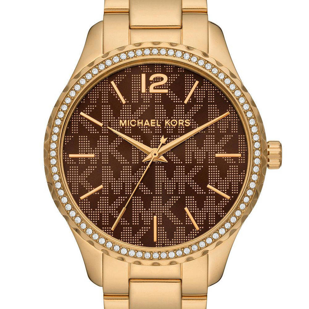 Michael Kors horloge MK7296 goudkleurig | wehkamp