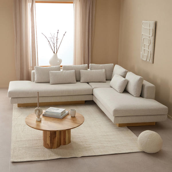Beige hoekbanken online kopen? | Morgen in huis | Wehkamp