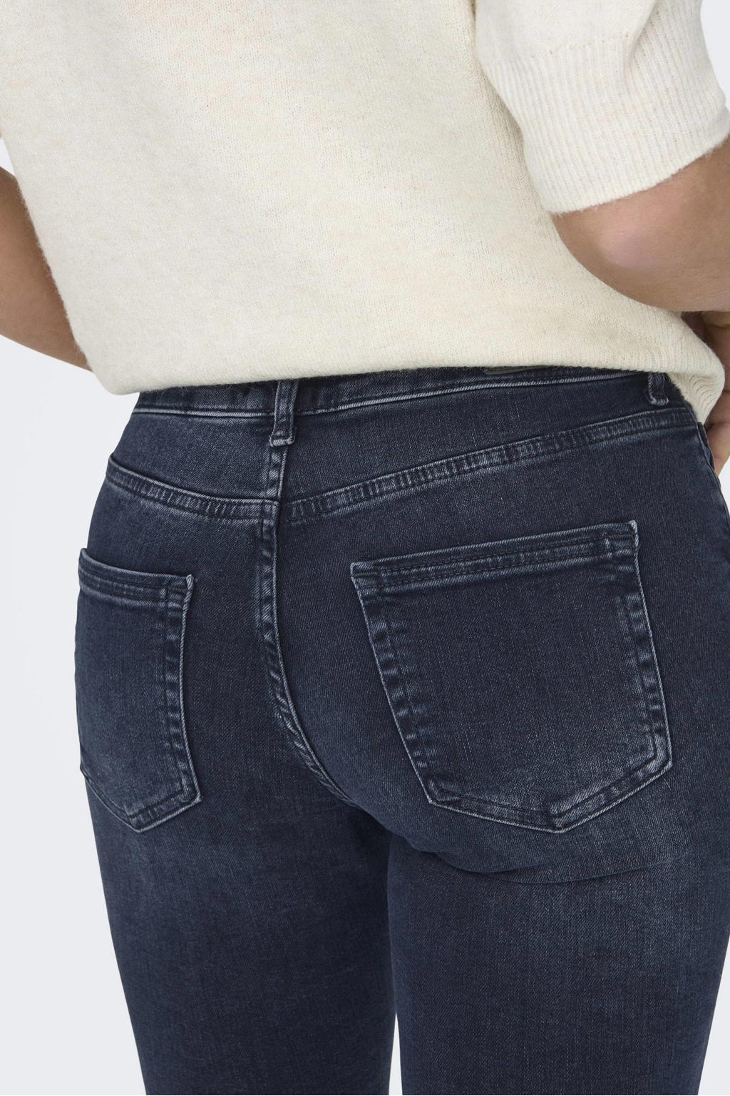 ONLY skinny jeans ONLBLUSH dark blue denim | wehkamp