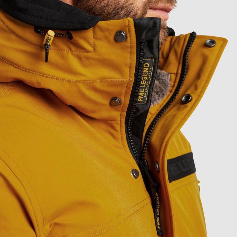 PME Legend jas Ice Pilot Icon met logo geel | wehkamp