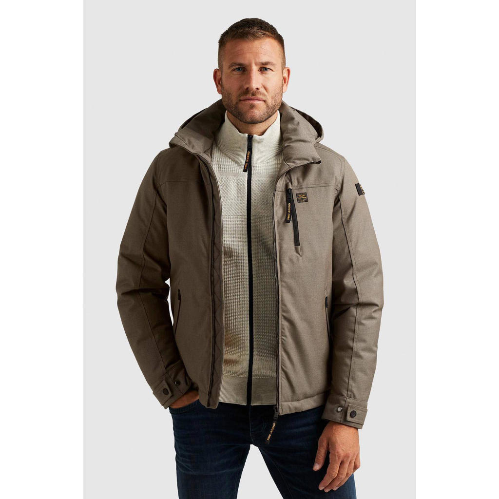 PME Legend jas Strator Icon 2.0 taupe | wehkamp
