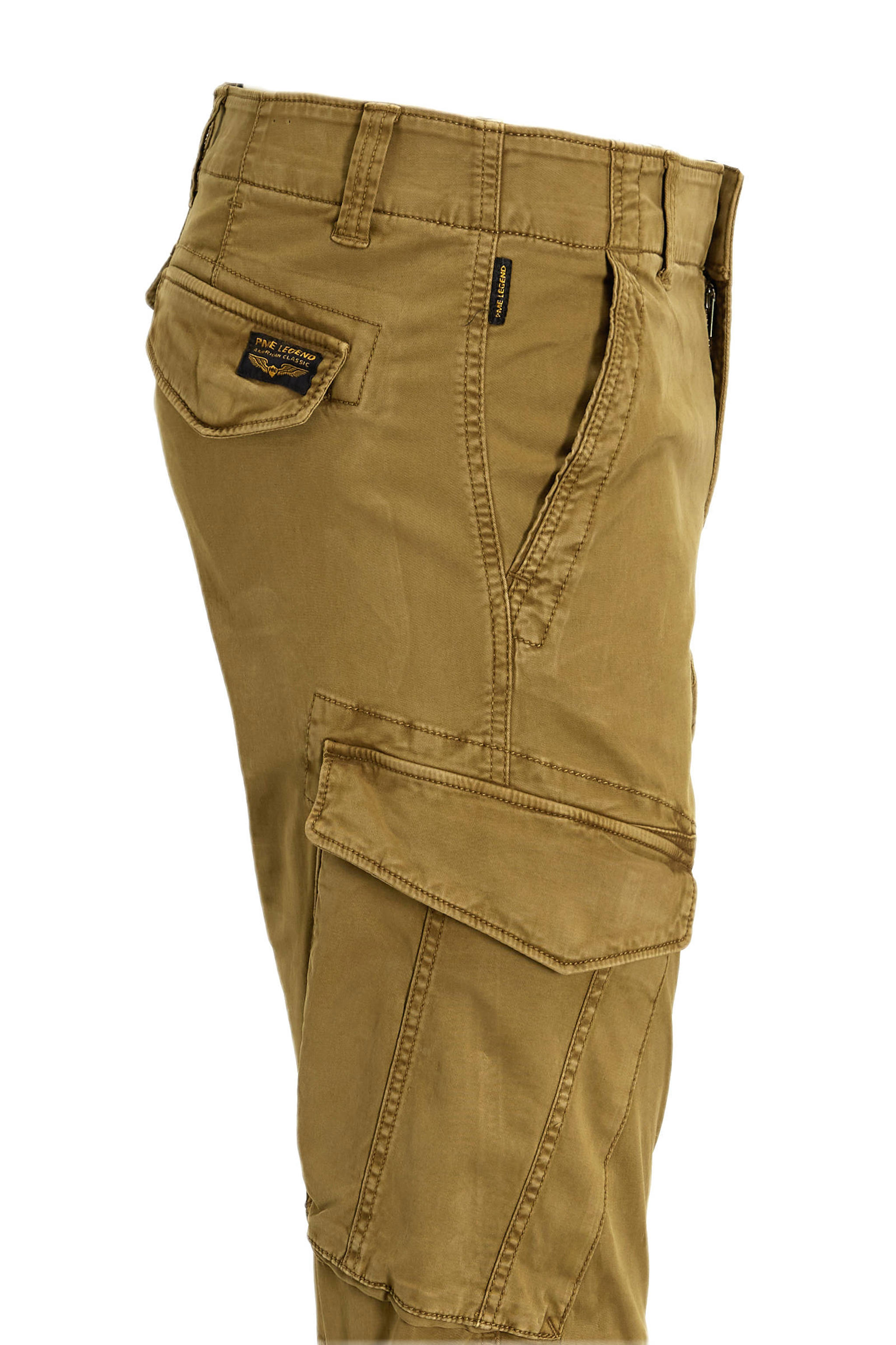 PME Legend tapered fit cargo broek Nordrop groen | wehkamp