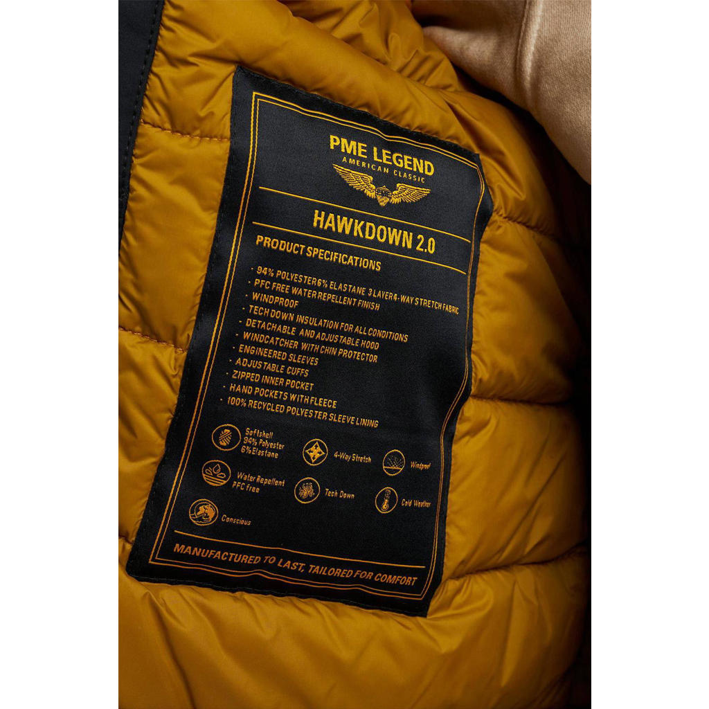 Pme Legend Softshell Jas Hawkdown Met Logo En Patches Zwart Wehkamp 