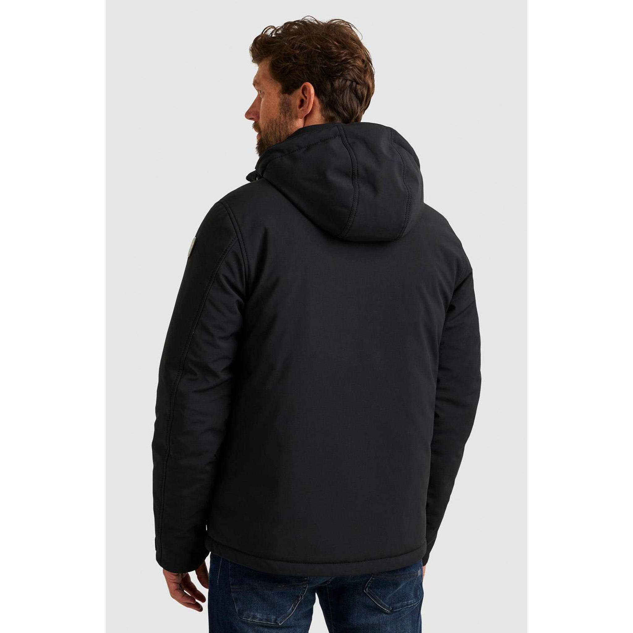 Pme Legend Softshell Jas Hawkdown Met Logo En Patches Zwart Wehkamp