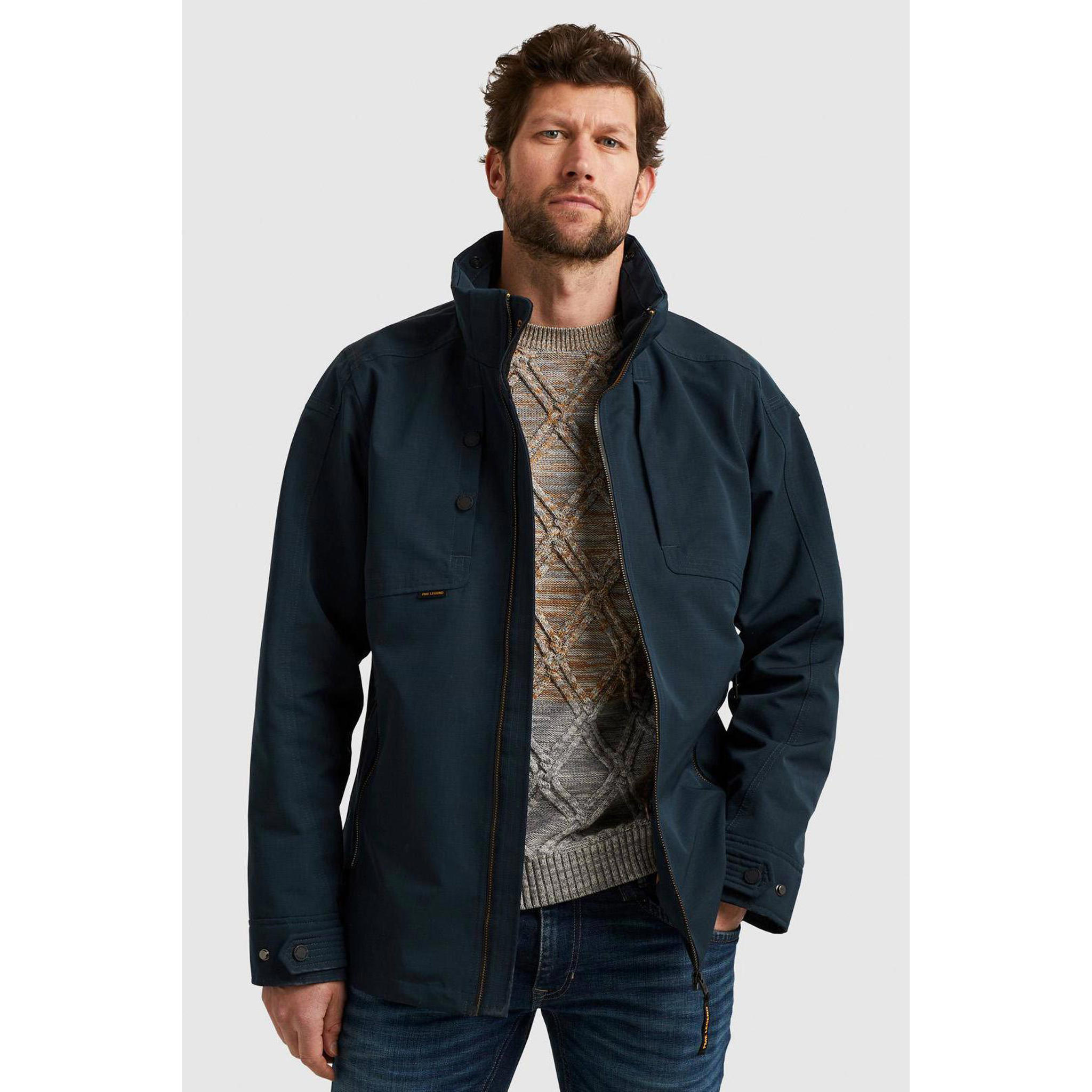 PME Legend jas Snowpack Icon donkerblauw | wehkamp