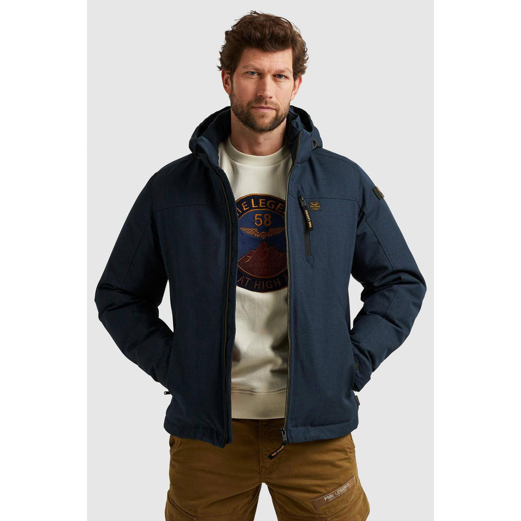 PME Legend jas Strator Icon 2.0 donkerblauw | wehkamp