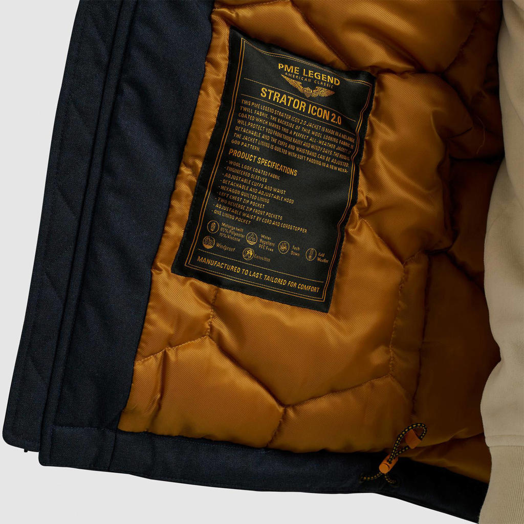 PME Legend jas Strator Icon 2.0 donkerblauw | wehkamp