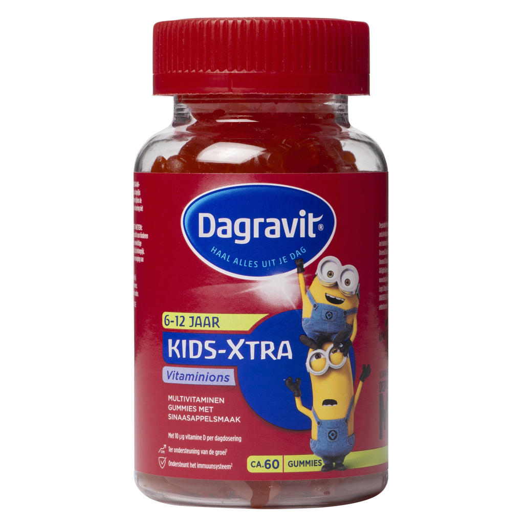 Dagravit Kids-Xtra Vitaminions multivitaminen 6-12 jaar - 60 gummies ...