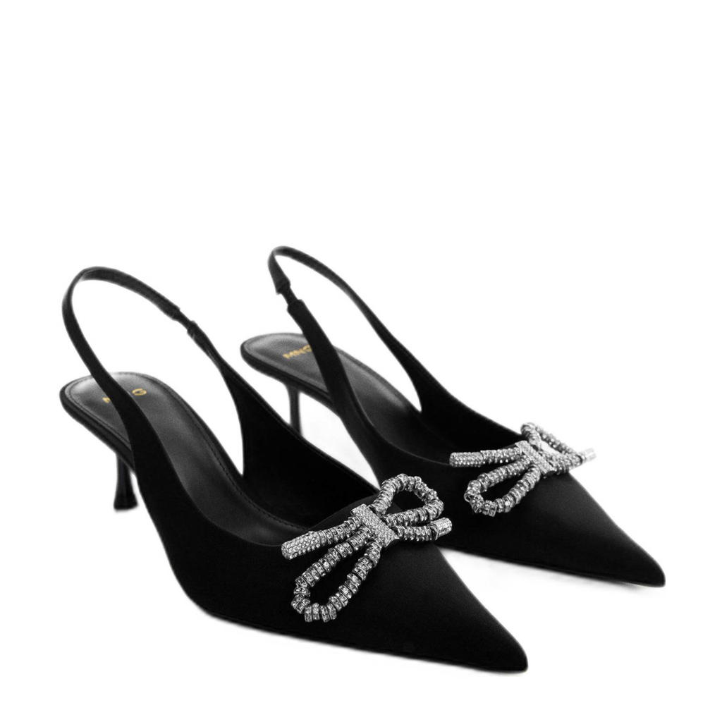 Mango slingback pumps zwart kopen? | Morgen in huis | wehkamp