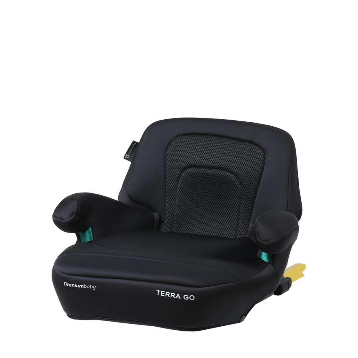 Titaniumbaby booster Terra GO i-Size 125-150 cm Black | wehkamp